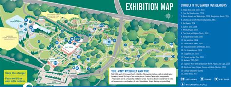 Atlanta Botanical Garden Lights Map