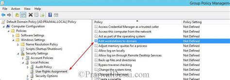 allow domain user to add computer to domain prajwal desai