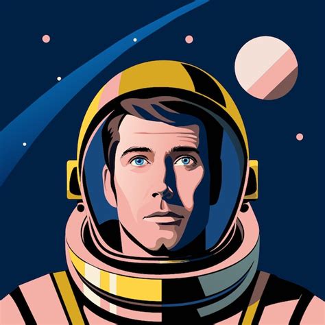 Spaceman Vector Illustration Flat 2 Premium Ai Generated Vector