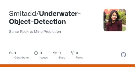 GitHub Smitadd Underwater Object Detection Sonar Rock Vs Mine Prediction