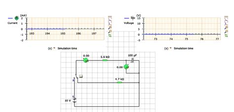 Solved Above Is The Capacitor Charging Aboveconstruct The Above Circuit Using The Multisim Or
