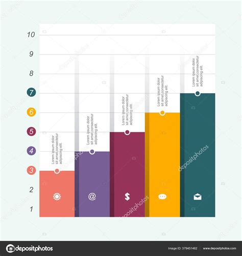 Bar Chart Graph Diagram Statistical Business Infographic Illustration Stock Vector Image By