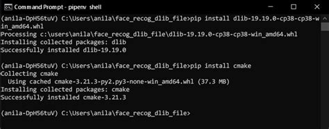 how to install face recognition in python on windows geeksforgeeks