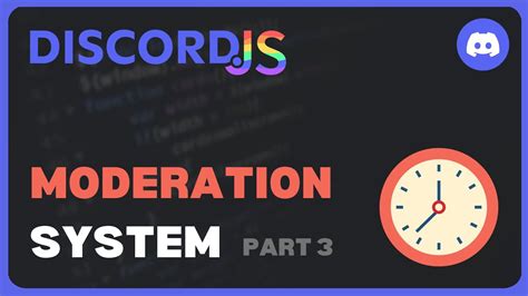 Moderation System Part Discord Js V Revamped YouTube