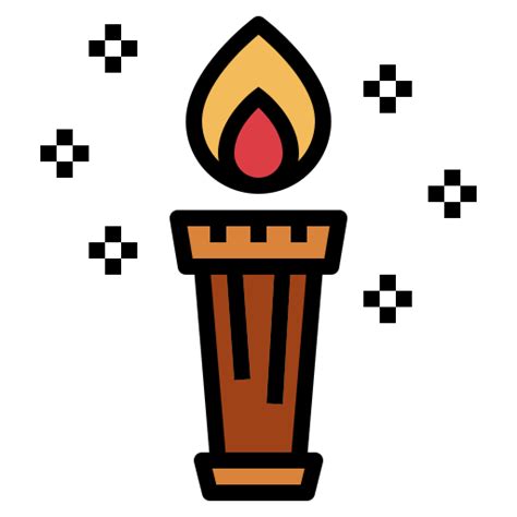 Torch Smalllikeart Lineal Color Icon Torch Smalllikeart Lineal Color Icon