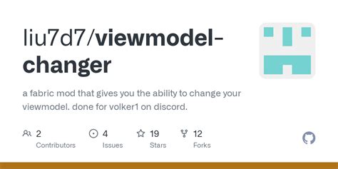 Viewmodel Changer README Md At Master Liu D Viewmodel Changer GitHub