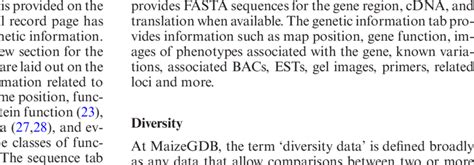 Classes Of Functional Annotations Available In The Gene Gene Model Download Table