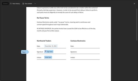Review And Sign A Signature Request In Esignature Microsoft Learn