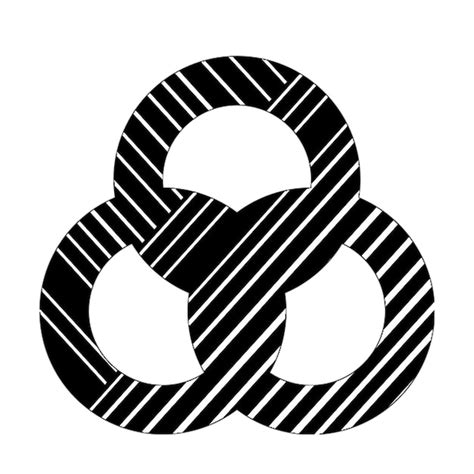 Premium Photo Chart Set Theory Icon Black White Diagonal Lines