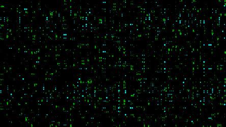 Abstract Technology Binary Code Red Background Vector Image