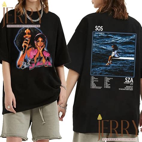 Cheap Vintage Full Tracklist Album Sza Tour Shirt Sza Sos Merch