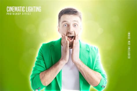 Premium Psd Cinematic Soft Lighting Photo Effect