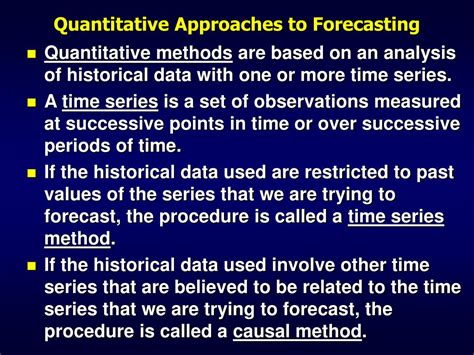 Ppt Chapter 6 Forecasting Powerpoint Presentation Free Download Id