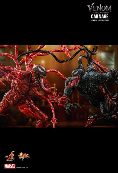 Carnage aus dem Marvel Blockbuster "Venom: Let There Be Carnage" von ...