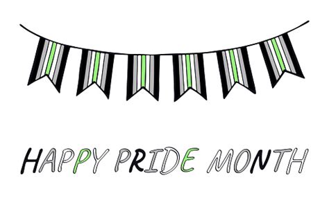 다채로운 화환 Agender 프라이드 플래그 행복한 프라이드 데이 Lgbtqia 커뮤니티 프라이드 월 벡터 포스터 스티커 로고 카드에 대 한 손으로 그린 낙서 0명에 대한