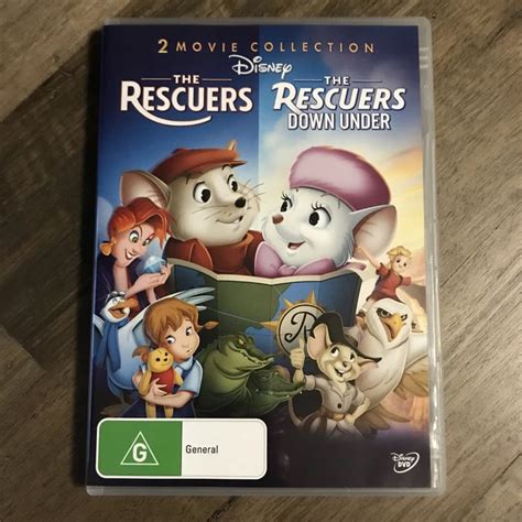 THE RESCUERS THE RESCUERS DOWN UNDER Disney DVD Movies Set Region EUR