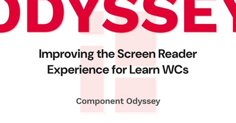 Dennis Deacon On Linkedin Improving The Screen Reader Experience For Learn Wcs