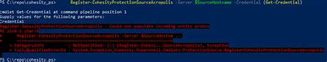 Register Cohesityprotectionsourceacropolis Fails With Correct Authentication Issue
