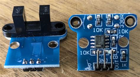 Optical Encoder Modules Misbehaving Under Battery Power Leds And