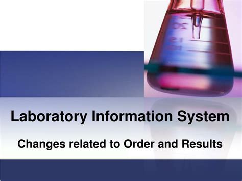 PPT Laboratory Information System PowerPoint Presentation Free Download ID 6408529