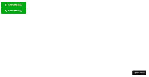 Themed Modal Codesandbox