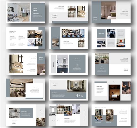 Interior Design Portfolio Powerpoint Templates Free