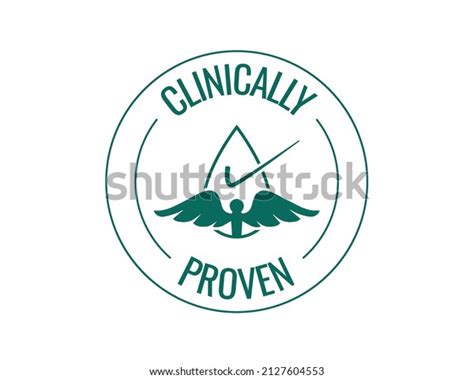 Clinically Proven Icon Vector Illustration Stock Vector Royalty Free