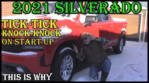 2021 Silverado RST Engine Tick/Knock - TSB Info #silverado - YouTube