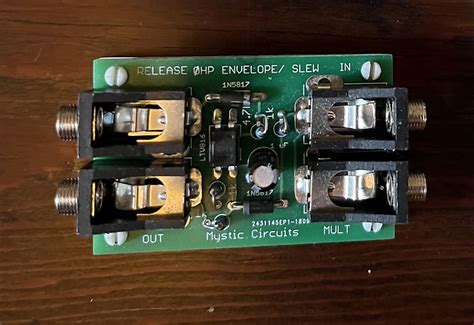 Mystic Circuits 0hp Envelope Slew Reverb