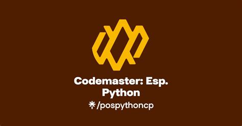 Codemaster Esp Python Instagram Facebook Linktree