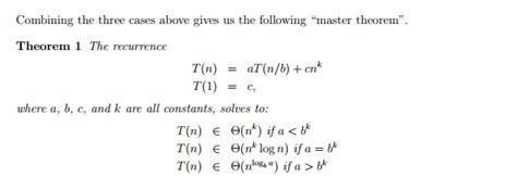 Master Theorem Solve Recurrence Relation Using Master By