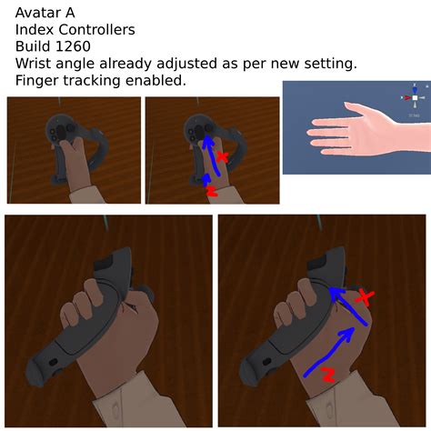 Option To Modify Wrist Positional Offset Values Voters VRChat