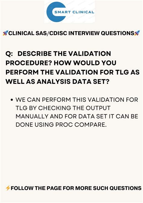 Smart Clinical On Linkedin 🔥get Ready To Crush Your Next Clinical Sas Job Interview 🔥