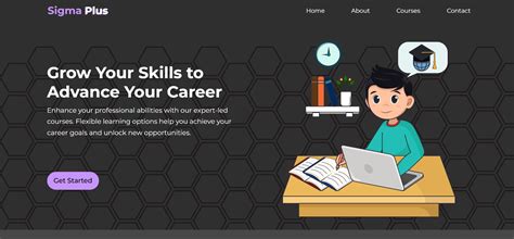 Github Karan Educational Landing Page Educational Landing Page Using Html Css And Js