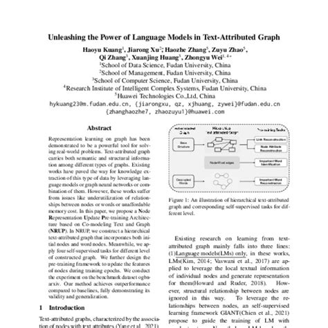 Unleashing The Power Of Language Models In Text Attributed Graph Acl Anthology