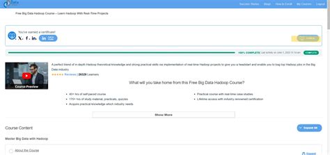 How To Enroll In Free Courses On Dataflair And Get The Certificate