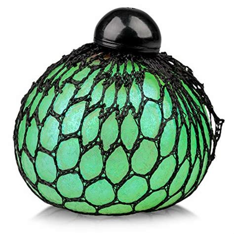 Tobar Light Up Glitter Squishy Mesh Ball 1 Colour Sent At Random