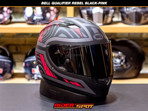 Bell Qualifier Rebel Black Pink Helmet Riderspot