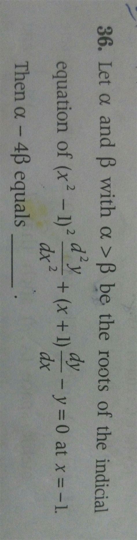 frobenius method to solve differential eqiuation mathematics stack