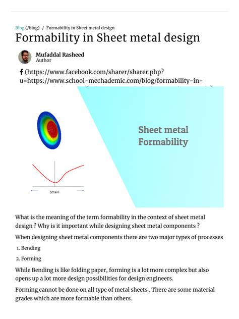 Formability In Sheet Metal Design Pdf