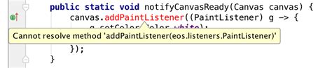 Java Get Intellij To Recognize Modified Internal Class Method Stack Overflow