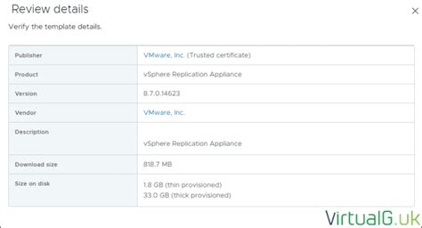 How To Deploy And Configure Vmware Vsphere Replication 87 Virtualguk