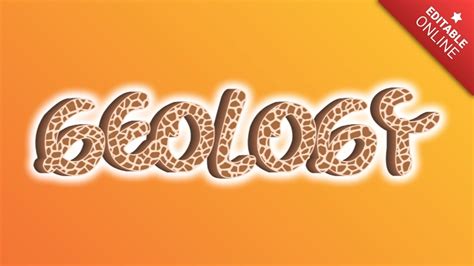 Geology Текстура жирафа 3d текста Генератор текстовых эффектов