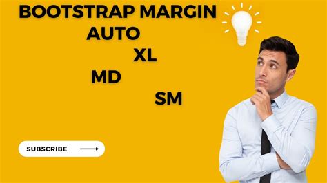 Easy Bootstrap Margin Setup For Your Web Designcss Margin Youtube
