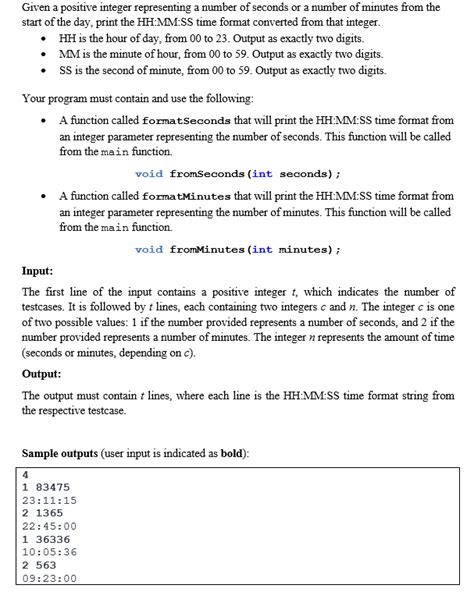 Solved Given A Positive Integer Representing A Number Of Chegg