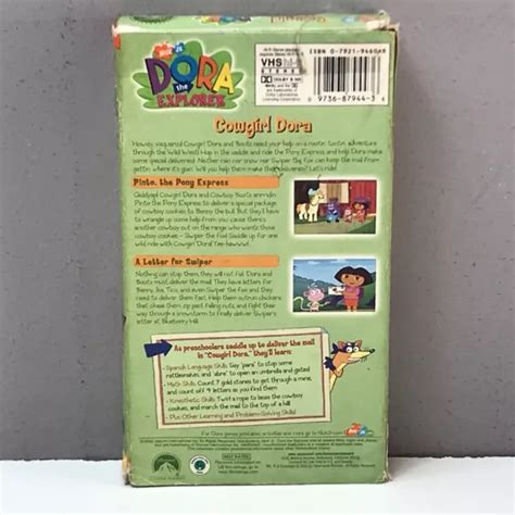 NICK JR DORA The Explorer Cowgirl VHS Video Tape BUY GET FREE Nickelodeon EUR