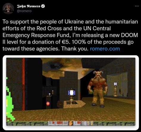 John Romero, creador de DOOM, publica un nuevo nivel de DOOM II para ...
