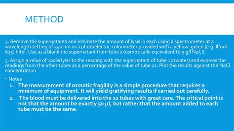 Osmotic Fragility Test Pptx