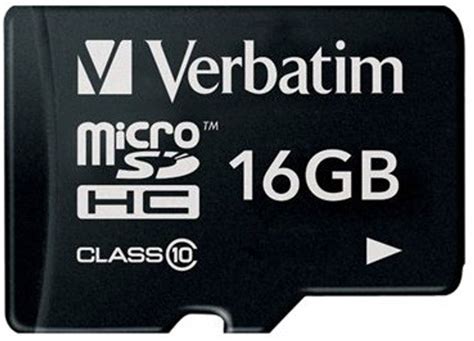 microSDHC 16GB Verbatim Class 10 + SD Adapter (44082) – фото, отзывы ...