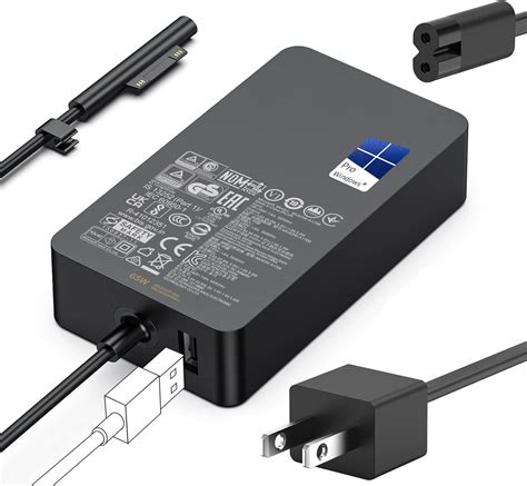 65w 44w 39w 1706 Charger Fit For Microsoft Surface Pro 9 8 7 7 6 5 4 3 X Surface